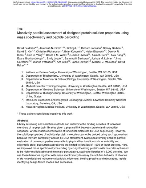 Pdf Massively Parallel Assessment Of Designed Protein Solution