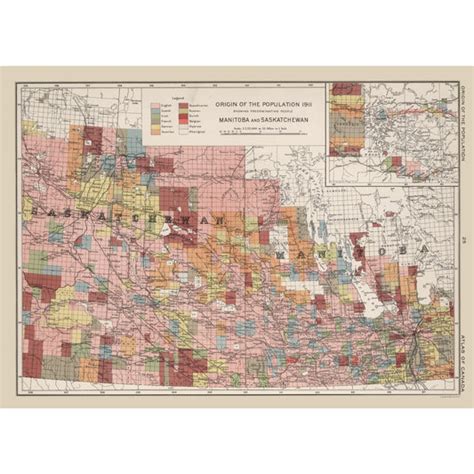 Canada Vintage International Map Wall Art Historical International