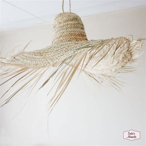 Palmblad Hanglamp Handgemaakt In Marokko