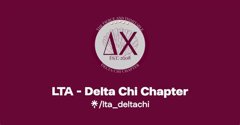 Lta Delta Chi Chapter Instagram Linktree