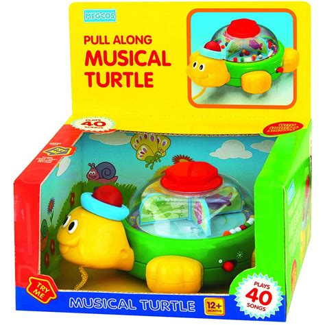 Megcos Pull Along Musical Turtle Istiklal Library