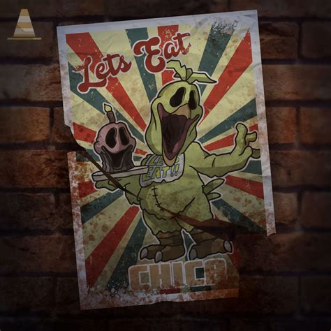 Chica Monster Vintage Poster By Charlesjunks On Deviantart