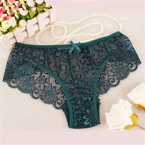 Lace Thongs Panties Briefs Sexy Floral Womens Underwear Lingerie Buy