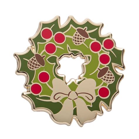 Forest Wreath Enamel Pin By Erstwilder