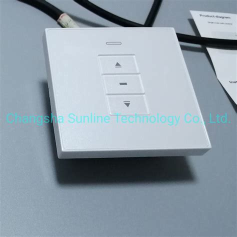 Roller Shutter Blinds Remote Control Single Radio Wall Type Receiver