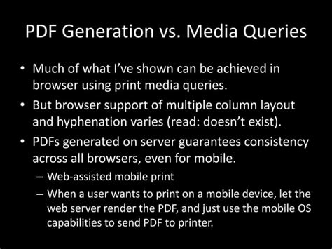 The Third Screen Using Htmlcss To Format For Print Ppt