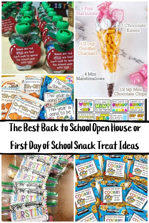 The Best Back To School Open House Or First Day Of School Snack Treat