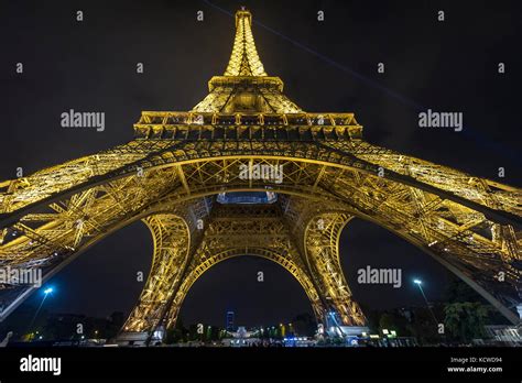 Eiffel Tower Architecture From Below Hi Res Stock Photography And