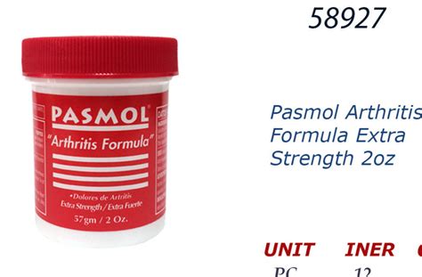 58927 27302 Pasmol Arthritis Formula Extra Strength 2 Oz Ramsey