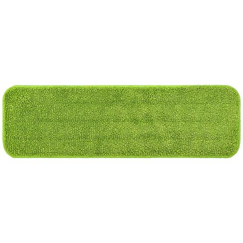 Spray Mop Replacement Pads Reusable Microfiber Floor Mops Refills 14x46cm Green