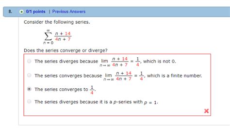 Solved Use The Integral Test To Decide Whether The Series