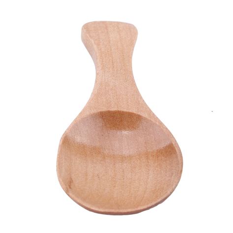 Wooden Tea Spoon Short Handle Wide Mouthed Milk Po Vicedeal