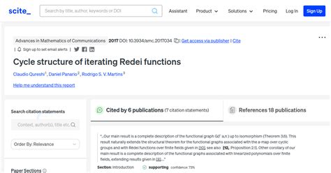 Cycle Structure Of Iterating Redei Functions
