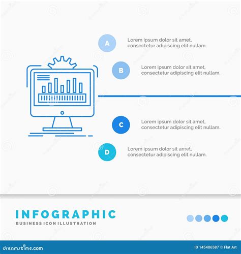 Dashboard Admin Monitor Monitoring Processing Infographics Template