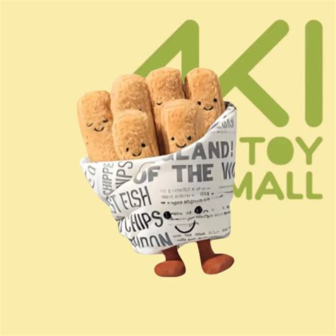 「aki T🐣y Mall」jellycat 薯條 炸薯條 盒裝薯條 可愛 安撫 柔軟 陪伴玩偶 生日禮物 禮物 蝦皮購物