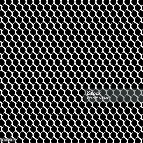 Solid Leaf Shapes In Diagonal Grid With Gaps Pattern Stock Illustration Download Image Now