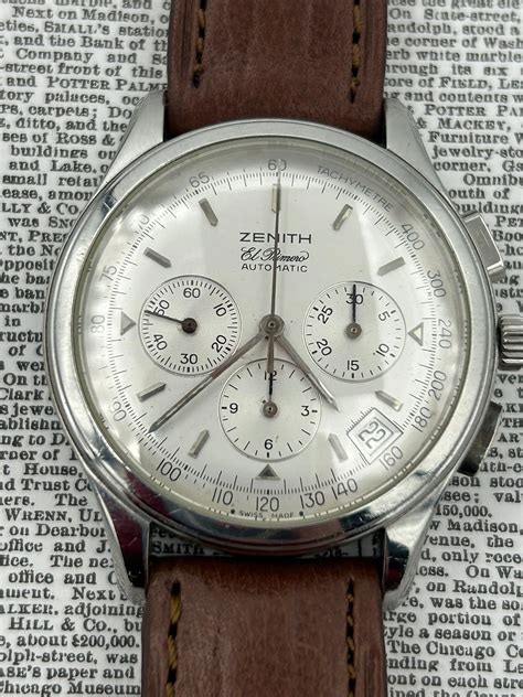 Zenith El Primero Chronograph Dealer Everywatch