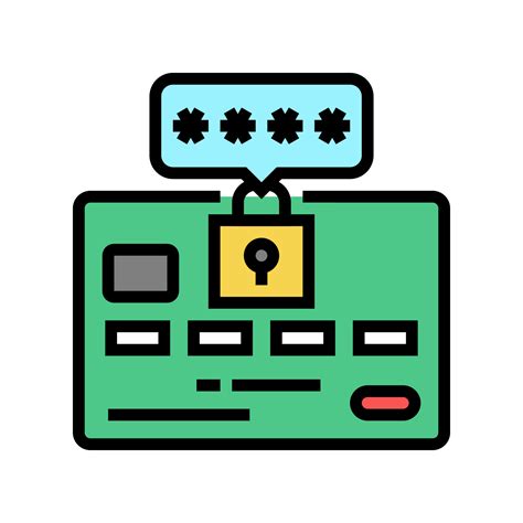 pin code card color icon vector illustration 10393542 vector art at
