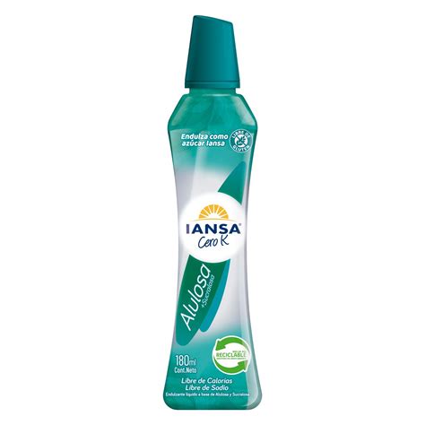 Endulzante Iansa Cero K Alulosa Sucralosa 180 Ml