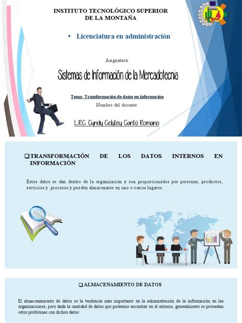 Transformacion De Datos En Informacion Pdf Bases De Datos Información