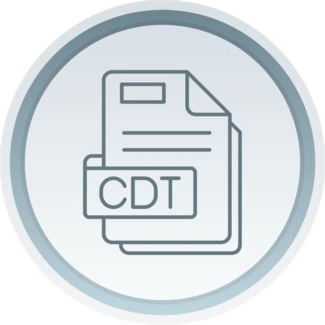 Cdt Linear Button Icon 37839086 Vector Art At Vecteezy