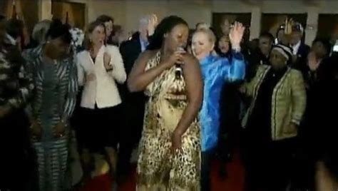 Hillary Clinton Dances In South Africa Video