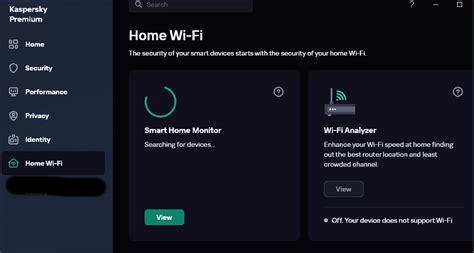 Kaspersky Plus 2118 Does Not Have New Home Wi Fi Name In The Place Of