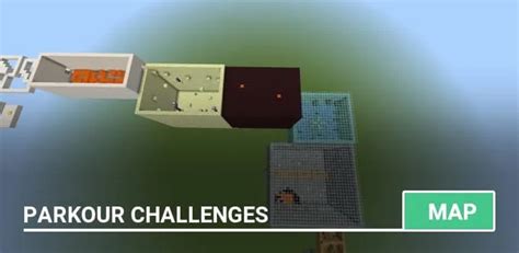 Map Parkour Challenges For Minecraft Pe