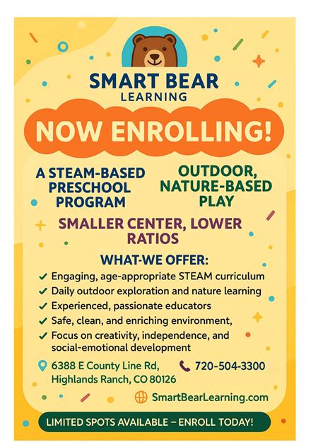 Smart Bear Learning Center Smart Bear Learning Center
