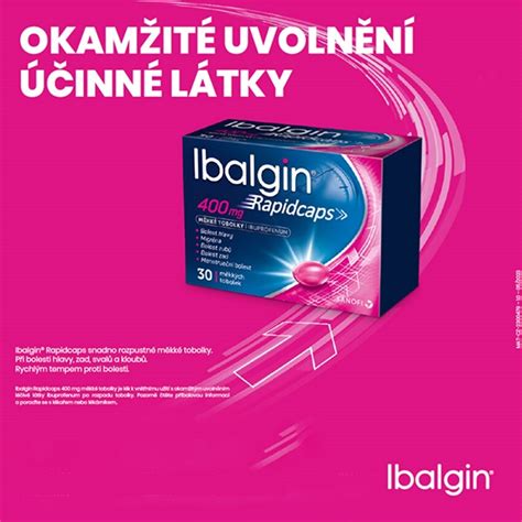 Ibalgin Rapidcaps 400mg Měkké Tobolky 30 Skladem Benucz