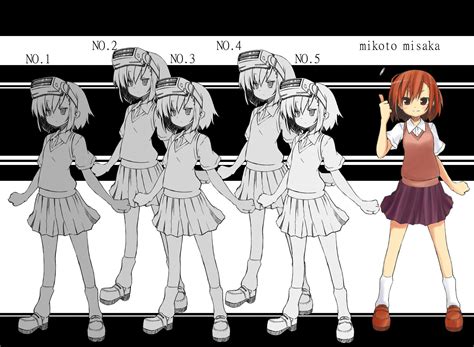 Misaka Mikoto And Misaka Imouto Toaru Majutsu No Index Drawn By Hachisuto Danbooru