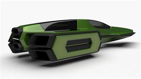 Racing Spaceship Achernar 3d Model Cgtrader