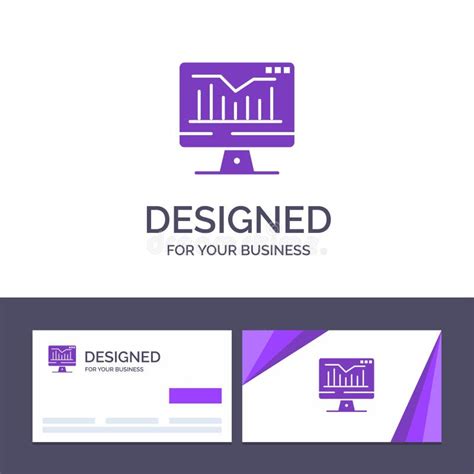 Creative Business Card And Logo Template Computer Static Graph