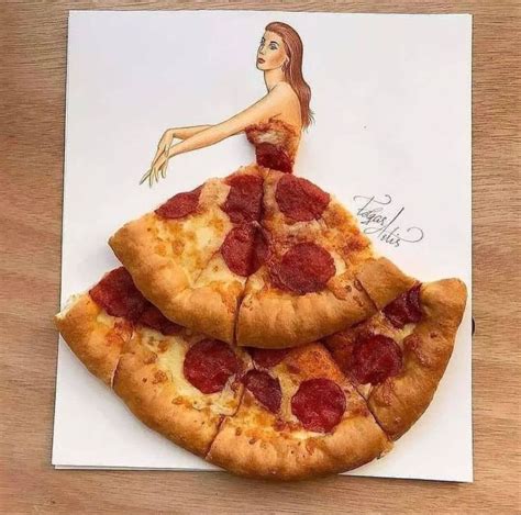 Pin By Sexy Life On Arts In The World Pizza Art Pizza Fashion