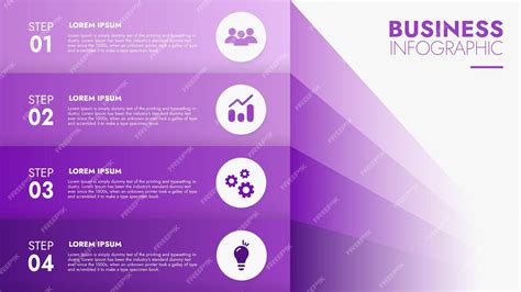 Premium Vector Infographic Template For Presentation Business Data
