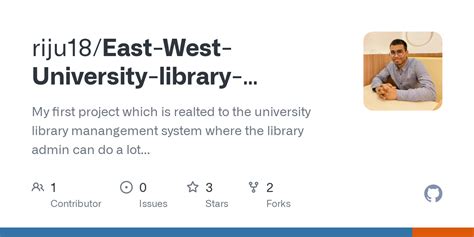 Github Riju18east West University Library Management System Python