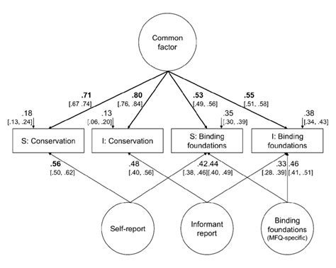 Multitrait Multirater Model Analysis Results Of Conservation And