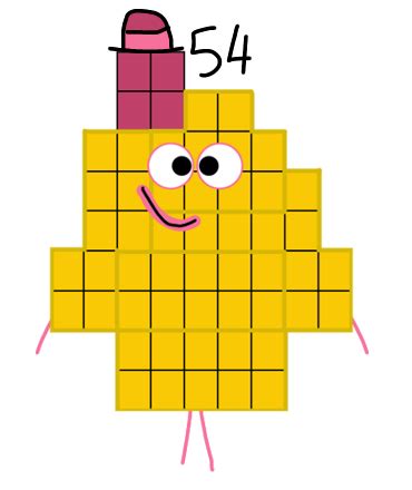 Numberblock 54 By Mohammad2007 On Deviantart