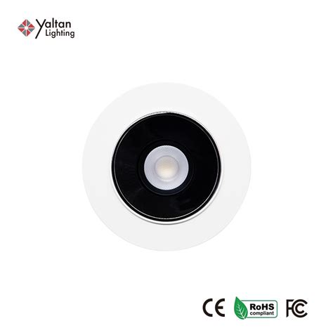 Round Square Anti Glare Recessed Frameless Ce Test Dimmable