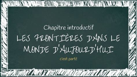 HGGSP T2 chapitre intro frontières