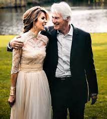 Alejandra Silva And Richard Gere On Their Wedding Day Richard Gere