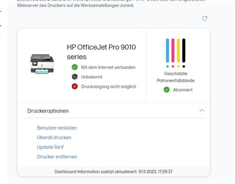 Hp 9014 Instant Ink Patronen Registrieren Computerbase Forum
