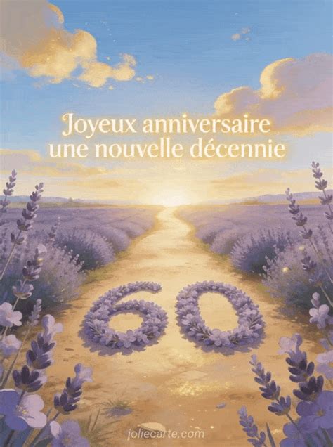 Texte Anniversaire 60 Ans Simple à Copier 🎂 Joliecarte