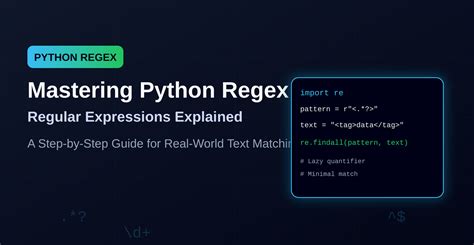 Mastering Python Regex Regular Expressions A Step By Step Guide