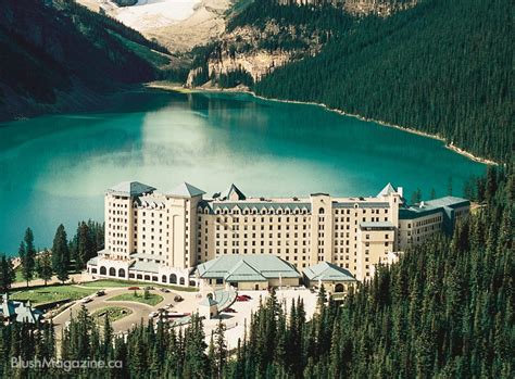 Fairmont Chateau Lake Louise Blush Magazine