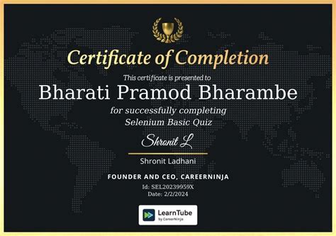 Bharati Bharambe On Linkedin Im Happy To Share That Ive Obtained A