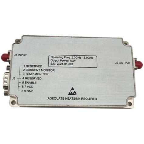 Broadband High Power Amplifier Modules Eagle Africa Technology