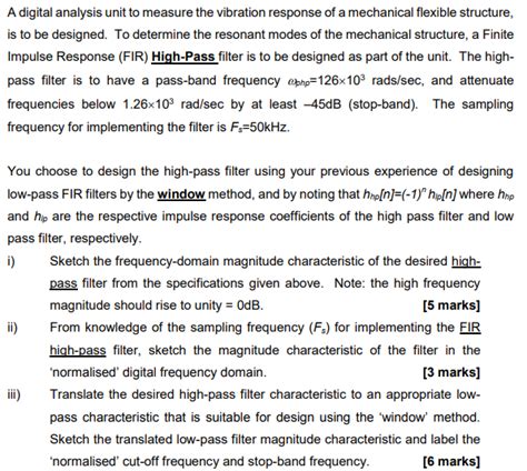 A Digital Analysis Unit To Measure The Vibration