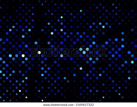 Blue Dotted Background Vector Illustration Digital Stock Vector