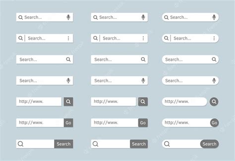 Premium Vector Search Bar Searched Navigator Ui Design Vector Web Concept